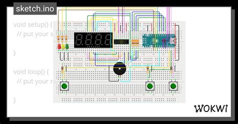 Cube Timer Nano Wokwi Esp32 Stm32 Arduino Simulator