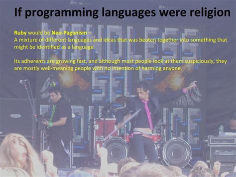 If Programming Languages Were Religion Ppt Free Download
