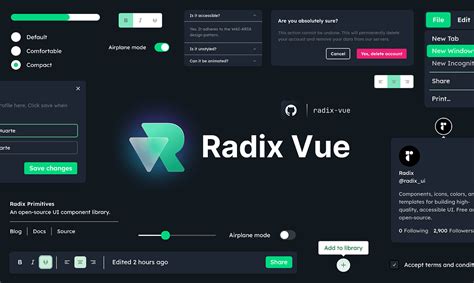 Radix Ui Available For Vuejs Developer Corner Weweb Community