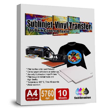 Vinilo Sublimacion Textil Imprimible Sublinjet Pat Vtsd Subcolor