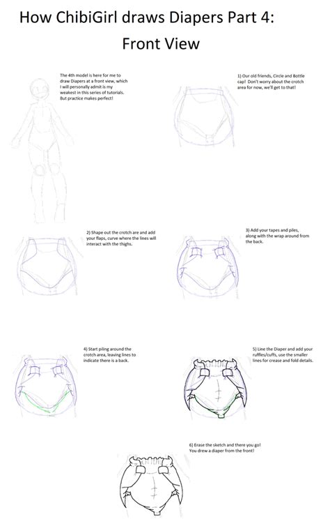 Diaper Tutorial 04 With Words Omorashi Artwork Omorashi