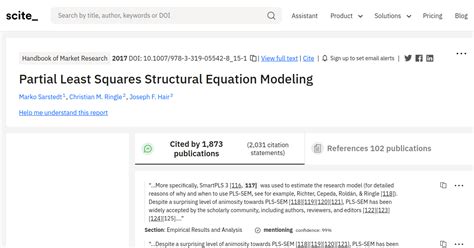Partial Least Squares Structural Equation Modeling