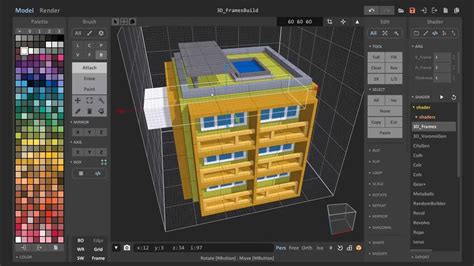 3dframes Shader For Magicavoxel Youtube