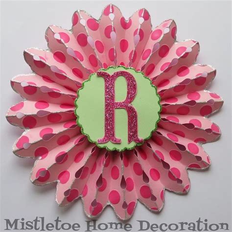 Sizzix Letter Rosette With Brenda Walton Snowflake Medallion Paper Rosettes Birthday Name