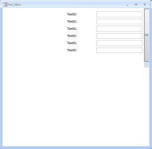 MS Access Sliding Shutter Subform Example DEVelopers HUT