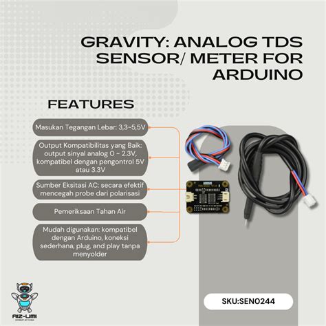jual analog tds sensor meter for arduino shopee indonesia