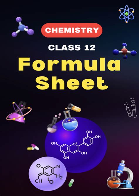 Chemistry Class 12 Formula Sheet Paperless Prose