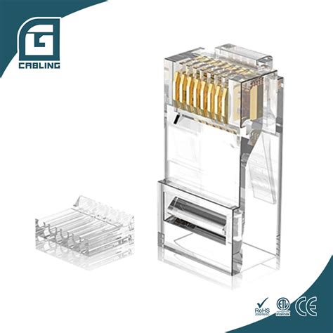 Gcabling CAT Cat A Cat E Modular Plug RJ Connector Wall Plate Plug RJ P C UTP Connector
