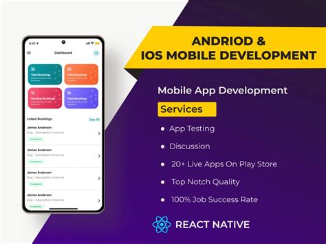 Custom Android And Ios Mobile App Development Using React Native