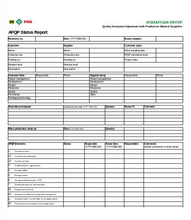 Excel Report Templates Sample Example Format