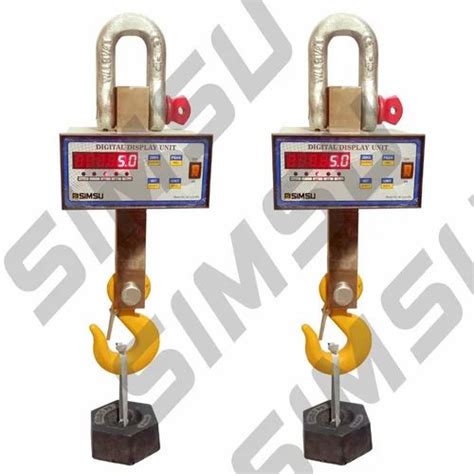 Alloy Steel SIMSU EOT Crane Load Monitoring Indicator At Rs Piece In New Delhi