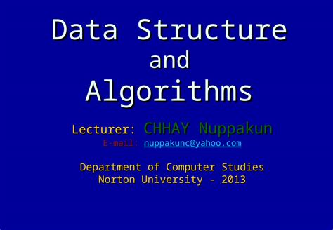 PPT មរន Data Structure and Algorithm in C C DOKUMEN TIPS