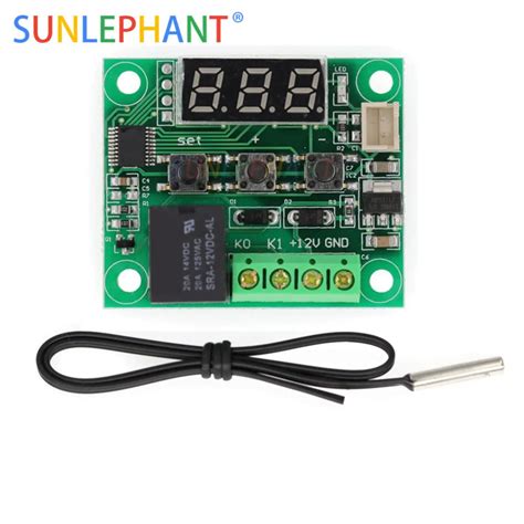 W DC V LED Digital Thermostat Temperature Control Thermometer Thermo Controller Switch