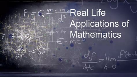 Real Life Applications Of Mathematics Pptx