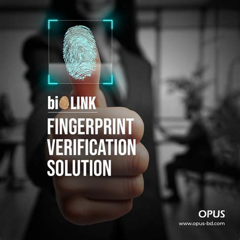 Opus Technology Limited On Linkedin Fingerprintverification Biometricsolutions