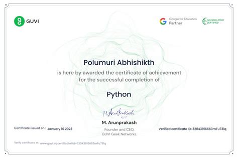 Abhishikth Polumuri On Linkedin Hey Connections 👋 Thrilled To Share