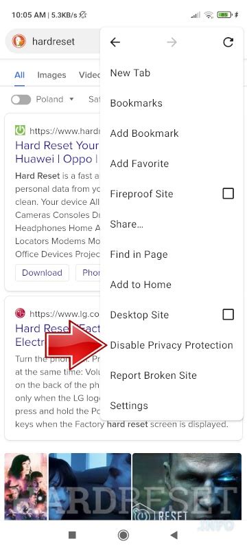 How To Disable Privacy Protection In DuckDuckGo Privacy Browser How To HardReset Info