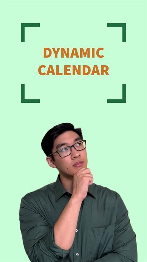 How To Create A Dynamic Calendar In Excel Comment Excel And I Will Dm