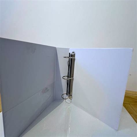 ملف ابيض حلقات 3 حلقات 2 بوصة A4 كنت