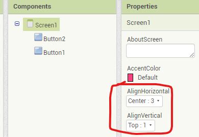 Aligning Objects On The Screen MIT App Inventor Help MIT App Inventor Community