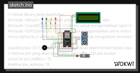 Nabilaik2cutssensor Parkir Esp32 New Wokwi Esp32 Stm32 Arduino Simulator