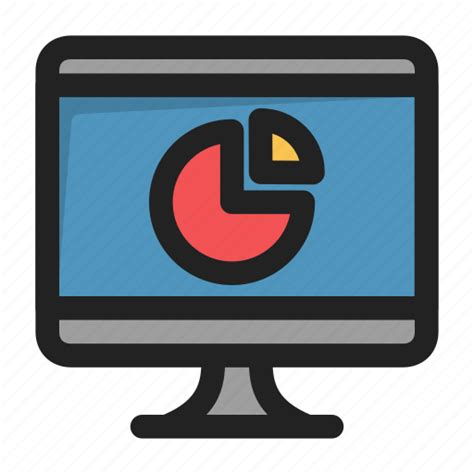 Analytics Chart Device Imac Report Statistics Icon