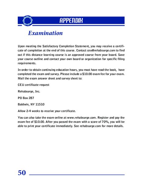 Fillable Online Examination APPENDIX Cloudfront Net Fax Email Print PdfFiller