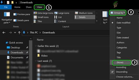 Fix How To Stop File Explorer Sorting By Week And Month