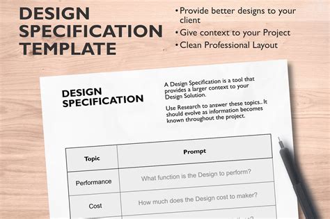 Design Specification Template Pds Engineering Design Specification
