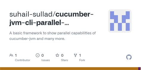 Github Suhail Sulladcucumber Jvm Cli Parallel Framework A Basic Framework To Show Parallel