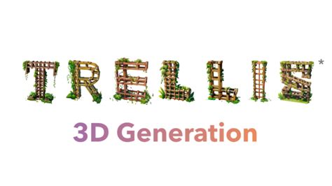 Meet Trellis The High Quality 3d Asset Generator Using Text And Images Digialps Ltd