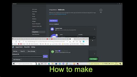 How To Make Webhook Youtube