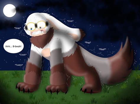 Werewolf rabbid transformation! (Request) by KuwoShiZilla on DeviantArt