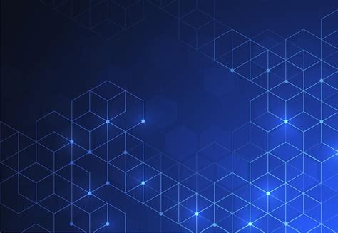 Premium Vector Abstract Technology Lines And Dots Connection Background Geometric Design