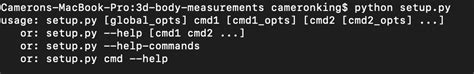 How Do I Run This Project Issue Vcarlosrb D Body Measurements GitHub
