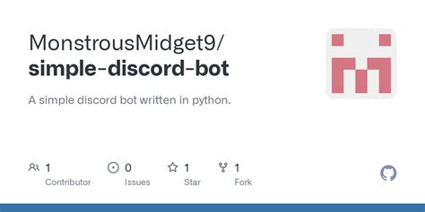 github monstrousmidget9 simple discord bot a simple discord bot