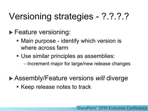 managing the sharepoint 2010 application lifecycle part 2 ppt