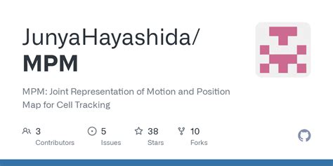 github junyahayashida mpm mpm joint representation of motion and