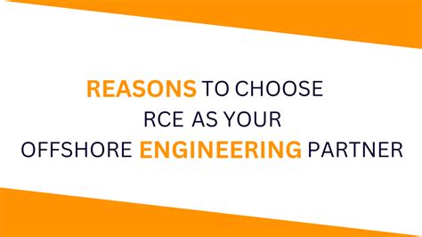 Reason To Choose Rce As Your Offshore Engineering Partner