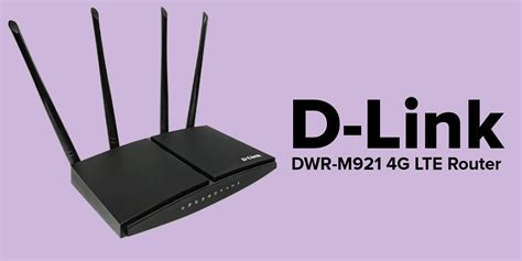 D Link DWR M G LTE Router Black