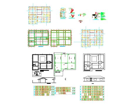 Plano Estructural De Planta Residencial Residencial San Felipe I