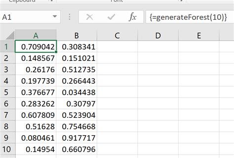 How To Populate N Cells With A Vba Function Output In Excel Stack