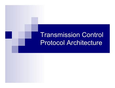 Pdf Transmission Control Protocol Architecture · Pdf Fileend To End