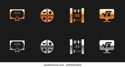 Set Certificate Template Xyz Coordinate System Stock Vector Royalty Free Shutterstock