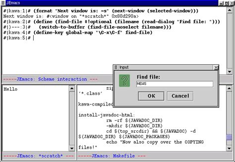 jemacs the java scheme based emacs