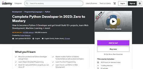 7 Best And Free Udemy Python Courses In 2025 January