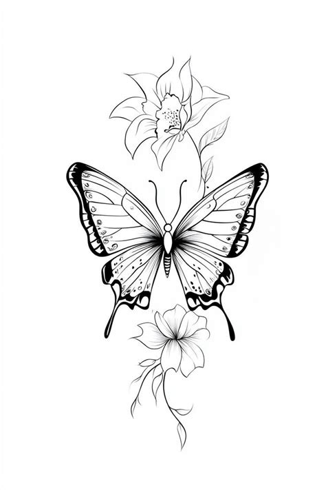 50 Mesmerizing Butterfly Tattoo Stencil Designs You Need To See