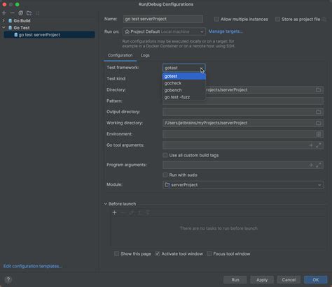 Testing GoLand Documentation