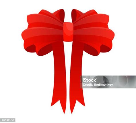 빨간 활 흰색 배경에 벡터 그림입니다 장식 선물 인사말 휴일 등에 사용할 수 있습니다 개인 장식품에 대한 스톡 벡터 아트 및 기타 이미지 Istock
