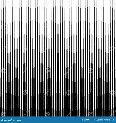 Geometric Seamless Border Gradient Pattern Halftone Linear Texture Abstract Line Gradation